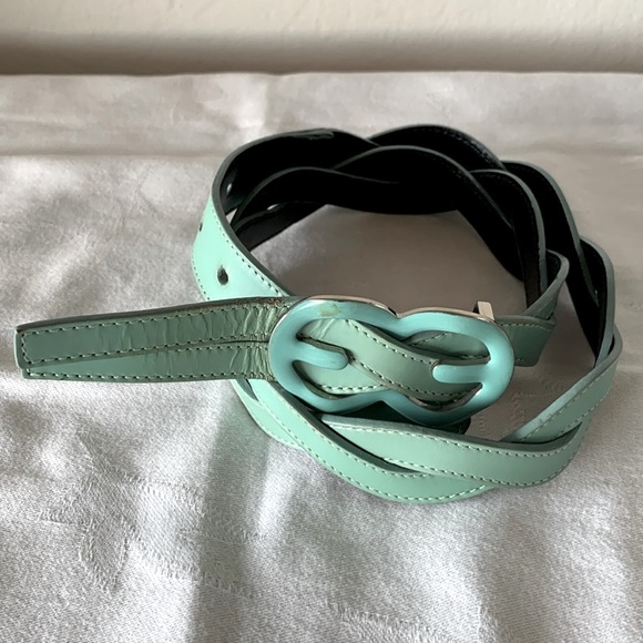 Escada | Accessories | Vintage Escada Braided Leather Belt Size 36 ...